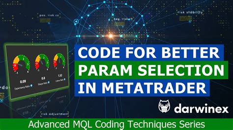 23 Using Custom Performance Metrics In Metatrader 5 To Resolve Common Parameter Selection
