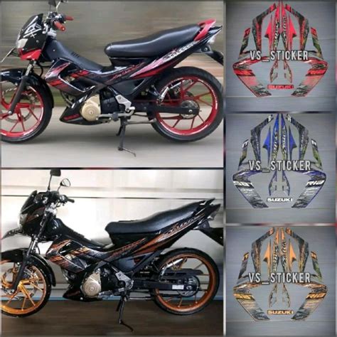 Jual Striping Sticker List Body Motor Suzuki Satria Fu F 150 Barong