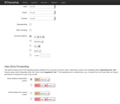 BT Home Hub 5A Configuring ProtonVPN Via OpenVPN Network And Wireless Configuration OpenWrt