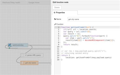 Responding To Api Calls Using Node Red Webhook Relay Node