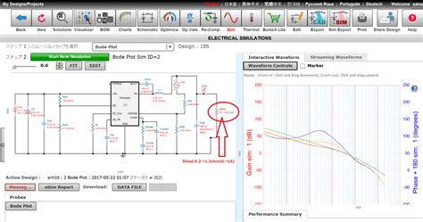 Webench® Toolstps54620 Iout6→1a On Schematic Simulation Hardware And System Design Tools