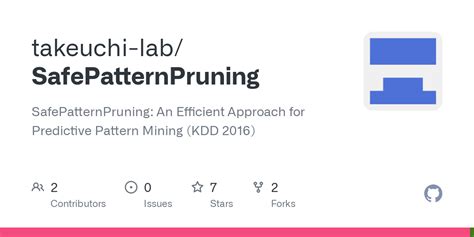 Github Takeuchi Labsafepatternpruning Safepatternpruning An Efficient Approach For