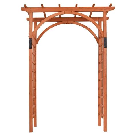 Premium Outdoor Wooden Cedar Arbor Arch Pergola Trellis Wood Garden