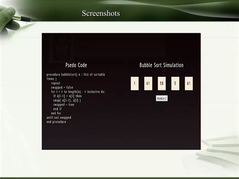 Secure Visual Algorithm Simulator Ppt