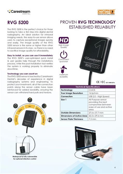 Carestream Rvg Cs 5200 For Digital Dental Radiography At ₹ 115000 In New Delhi