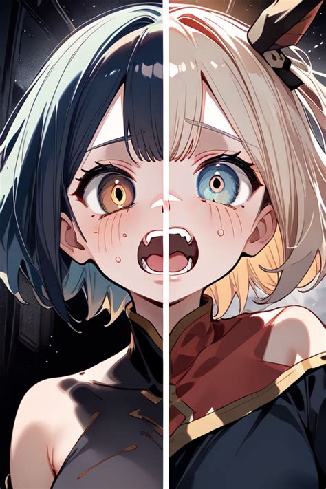 Screen Splitgirl｜ai Art Model Pixai