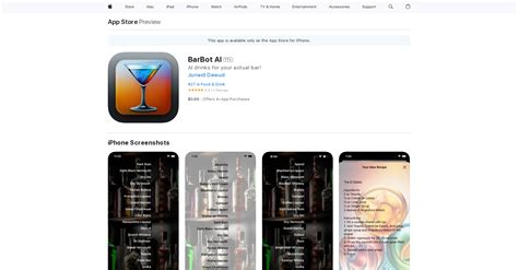 barbot ai best cocktail recipes ai tool success ai