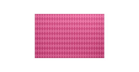 Pink Argyle Pattern Fabric Zazzle