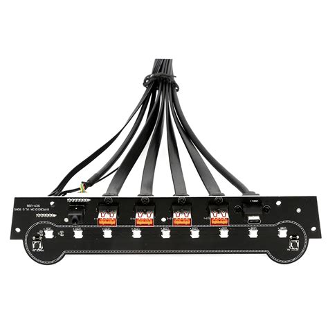 New PC Case Front Panel Audio Input Output USB LED Mounted With Type C Power And Reset