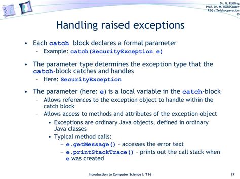 ppt introduction to computer science i topic 16 exception handling