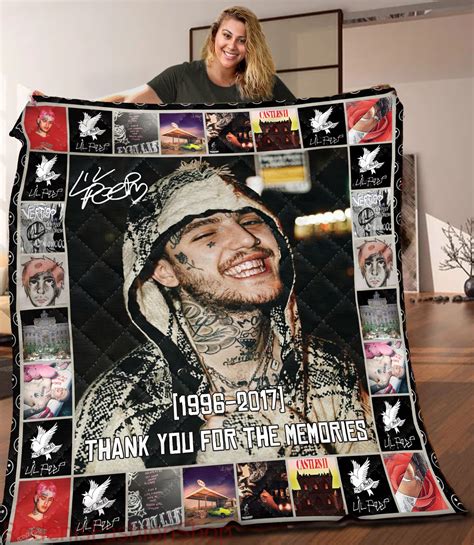 Lil Peep Tribute 01 Quilt Blanket