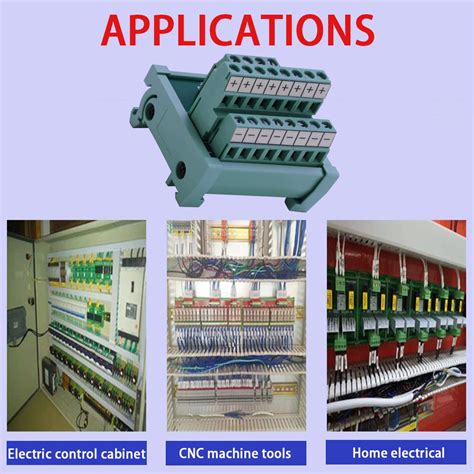 Anmbest 2 In 8 Out Terminal Blocks Module 25a Din Rail And Panel Mounting Power Distribution