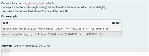 solved define a function num letter digit which accepts a