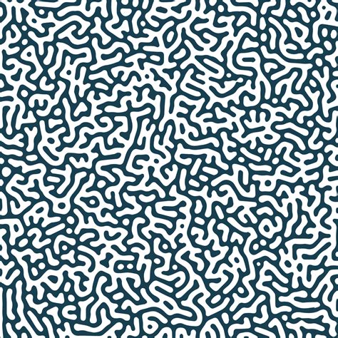 Monochrome Reaction Diffusion Organic Turing Pattern Background