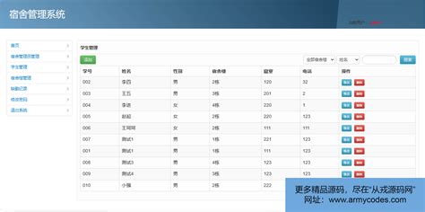 基于javajsp的学生宿舍管理系统 Java毕业设计从戎源码网从戎源码网