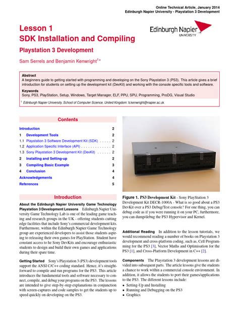 Ps3 Tutorial Complete Pdf