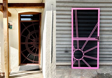Titian Scheffers Gates And Screen Doors Hinge On Bold Colours And Custom Fabricated Metal