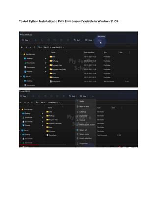 SUMO Simulation CODES AND STEPS PDF