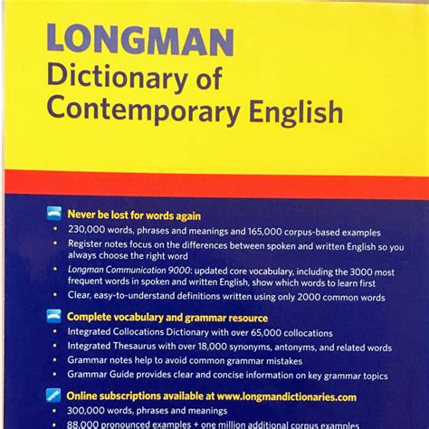 Longman Dictionary of Contemporary English 6th Edition For Advanced ...