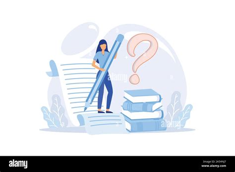 Concept Illustration Of People Frequently Asked Questions Around Question Marks Answer To