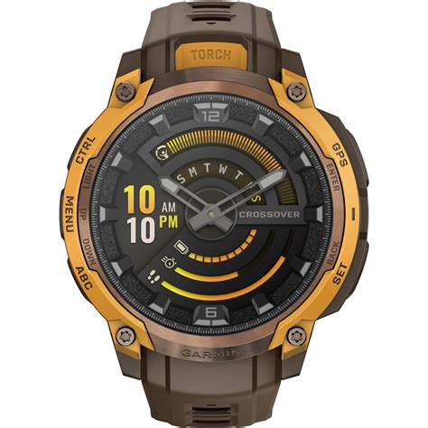 010 03398 01 Garmin Instinct Crossover Amoled Bronze Sunburst