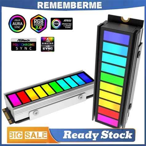 5V 3Pin ARGB Sync M 2 NVME SSD Heatsink 2280 Solid State Drive Cooler Radiator Shopee Philippines