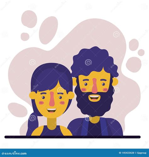 Couplez Les Caract Res Avec Le Fond D Claboussure De Peinture Illustration De Vecteur