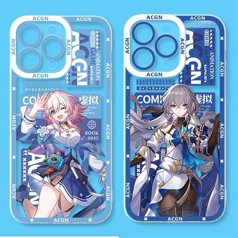 เคสโทรศัพท์มือถือ แบบนิ่ม ลายการ์ตูนอนิเมะ Honkai Star Rail น่ารัก