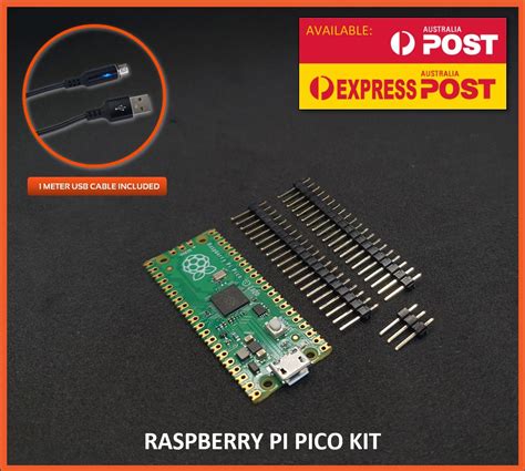 Raspberry Pi Pico Genuine Microcontroller Rp2040 Headers Heatsink Sayercnc