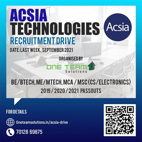 Software Engineer Acsia Technologies