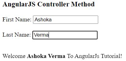 Use AngularJS Controllers In Your Application RRutors