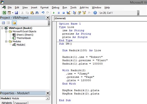 With Struktura Excel Kuhinjica