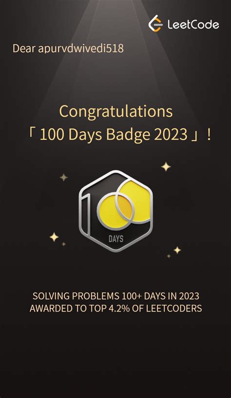 Codingjourney Leetcode100days Problemsolving Continuouslearning