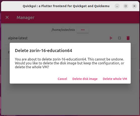 Quickgui A Gui For Quickemu To Run Virtual Machines Ostechnix