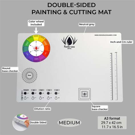 Rgg Malunterlage A3 Schnittfest Redgrasscreative