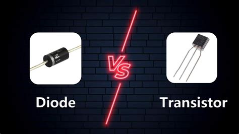 Difference Between Diode And Transistor Exploring Types Functions