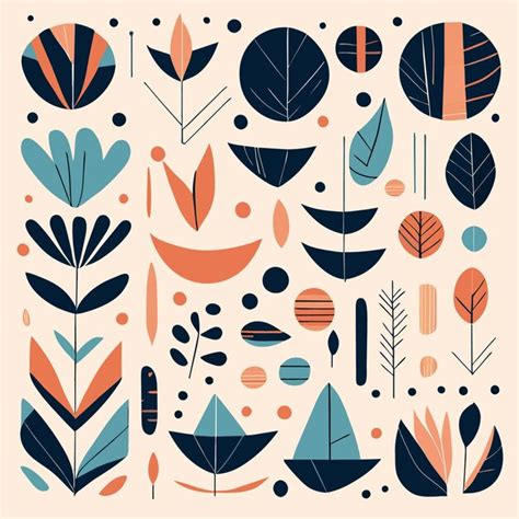 Premium Vector Trendy Flat Design Icons Set