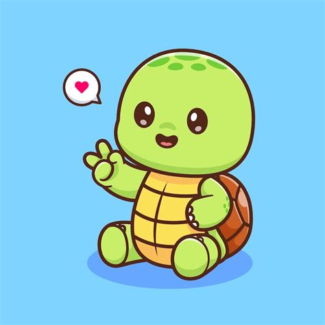 거북이 만화 공유 이미지 Freepik에서 무료 다운로드