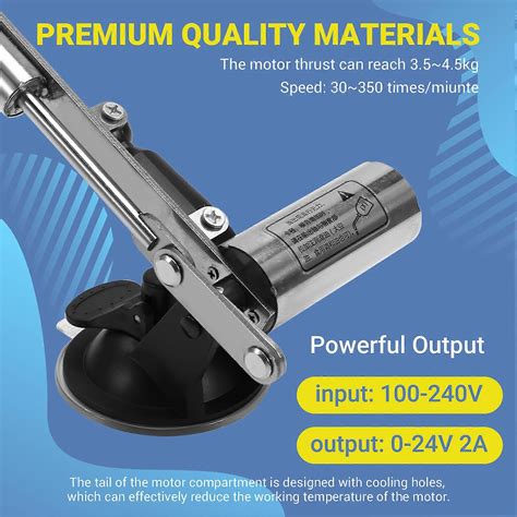 Telescopic Linear Actuator With 60mmplate 45mm Stroke Big Thrust Dc