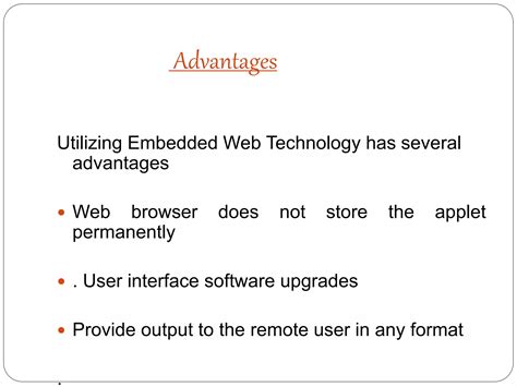 Seminar Presentation On Embedded Web Technology Pptx