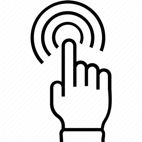 Click Cursor Hand Gesture Interaction User Interaction Icon