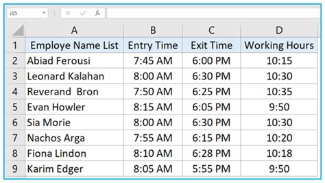 How To Create A Timesheet Calculator In Excel