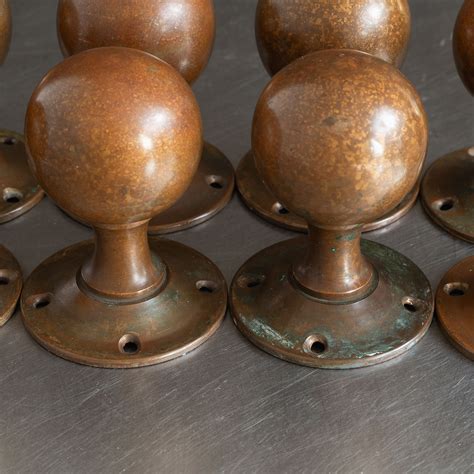 Four Pairs Of Brass Door Knobs Lassco Englands Prime Resource For