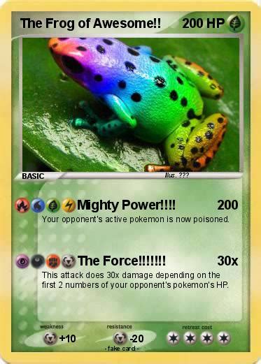 Pokémon The Frog Of Awesome Mighty Power My Pokemon Card