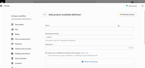 How To Add A Size Chart To Shopify Product Page Using Shopify Metafields