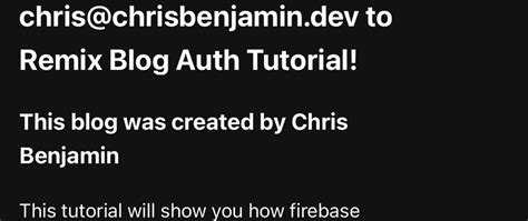 Remix Blog Tutorial Firebase Auth Remix React Mongodb Storage