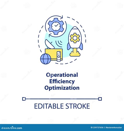 Operational Efficiency In Flat Style Excellence Productivity Vector Illustration On Isolated