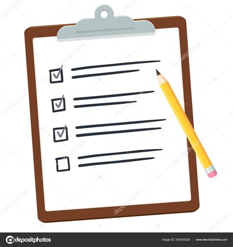 Pack This Classic Checklist Clipart