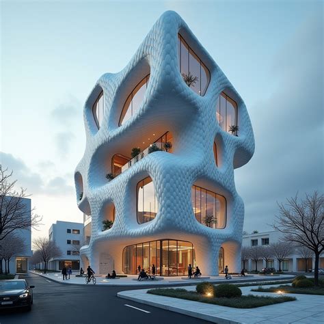 Tech Shape Building Concept Stable Diffusion Online