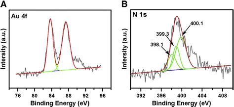 Xps Au 4f A And N 1s B Spectra Of Polythionine Au Nano Network Download Scientific Diagram